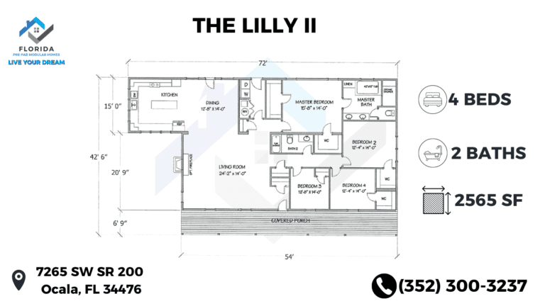 The Lilly 2 - Florida Prefab Modular Homes